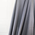NYC Designer Navy/White Stripe Cotton Voile - 'Del Mar'